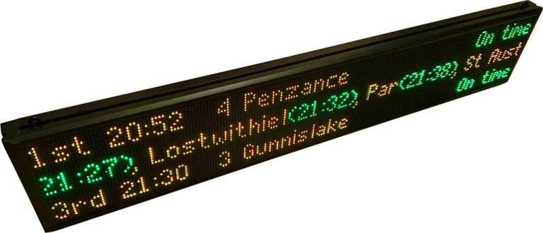 Large LED Live Departure Board - UK Departure Boards