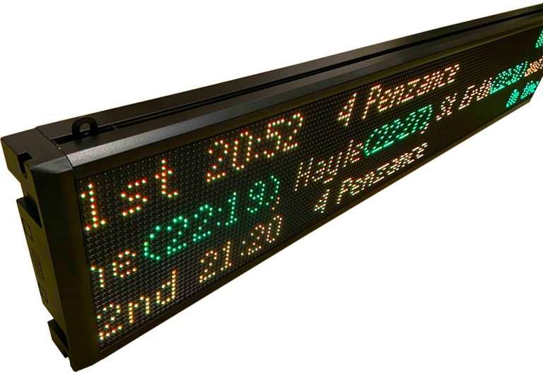 Large LED Live Departure Board - UK Departure Boards