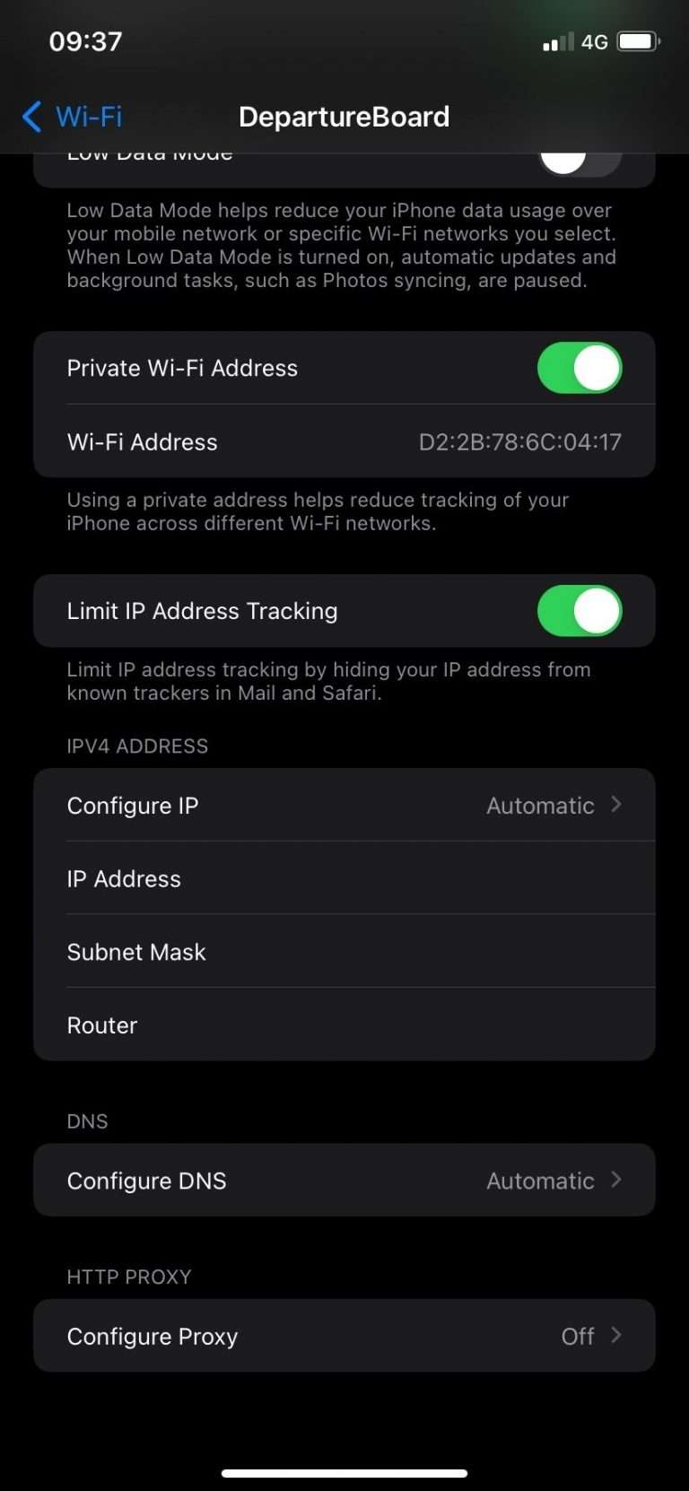 DHCP Error Fix for can't connect to 'DepartureBoard' network - UK Departure Boards